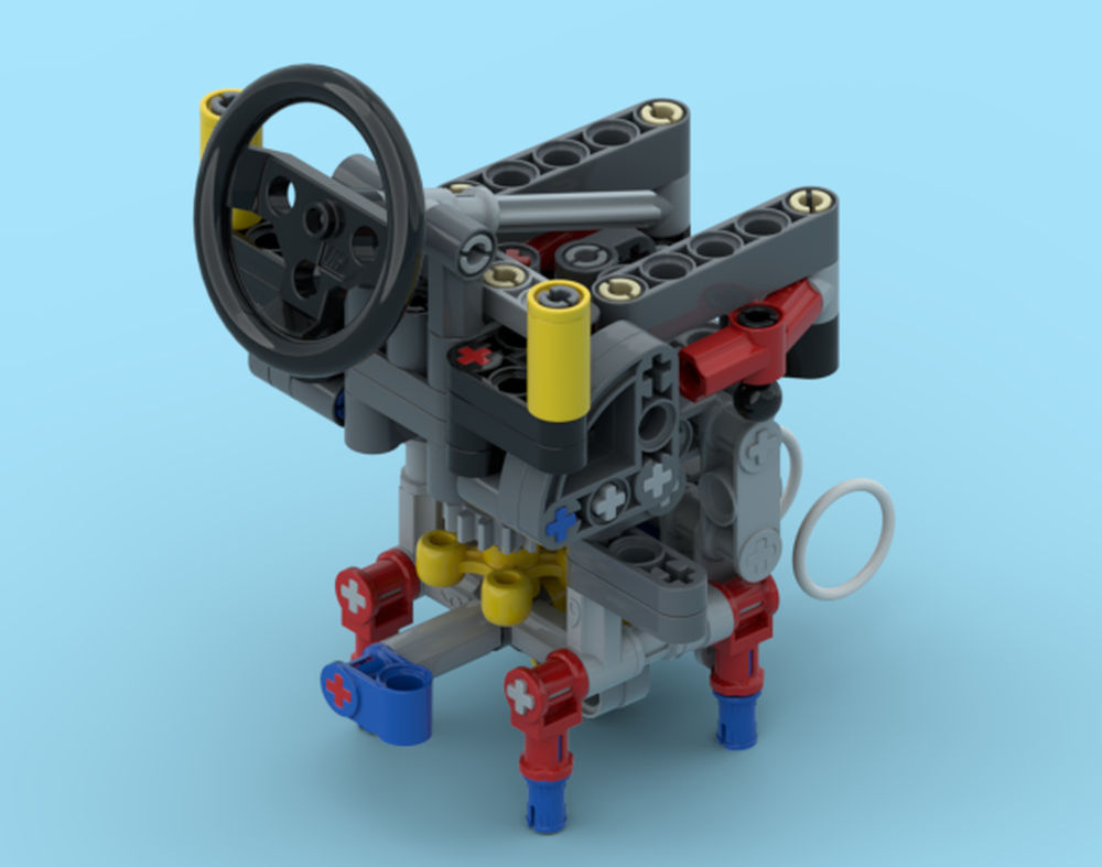 LEGO MOC simples high torque paddles shifters by TechToth | Rebrickable ...
