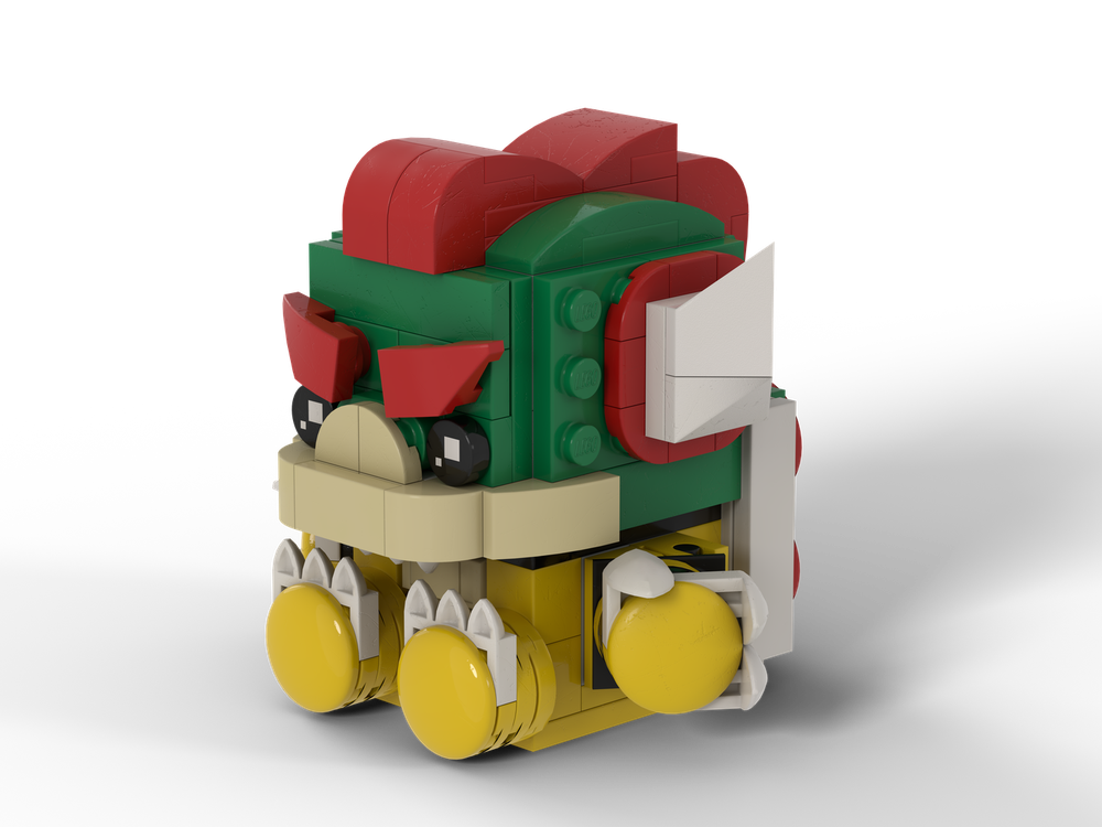 Lego Moc Bowser By Curtydc Rebrickable Build With Lego