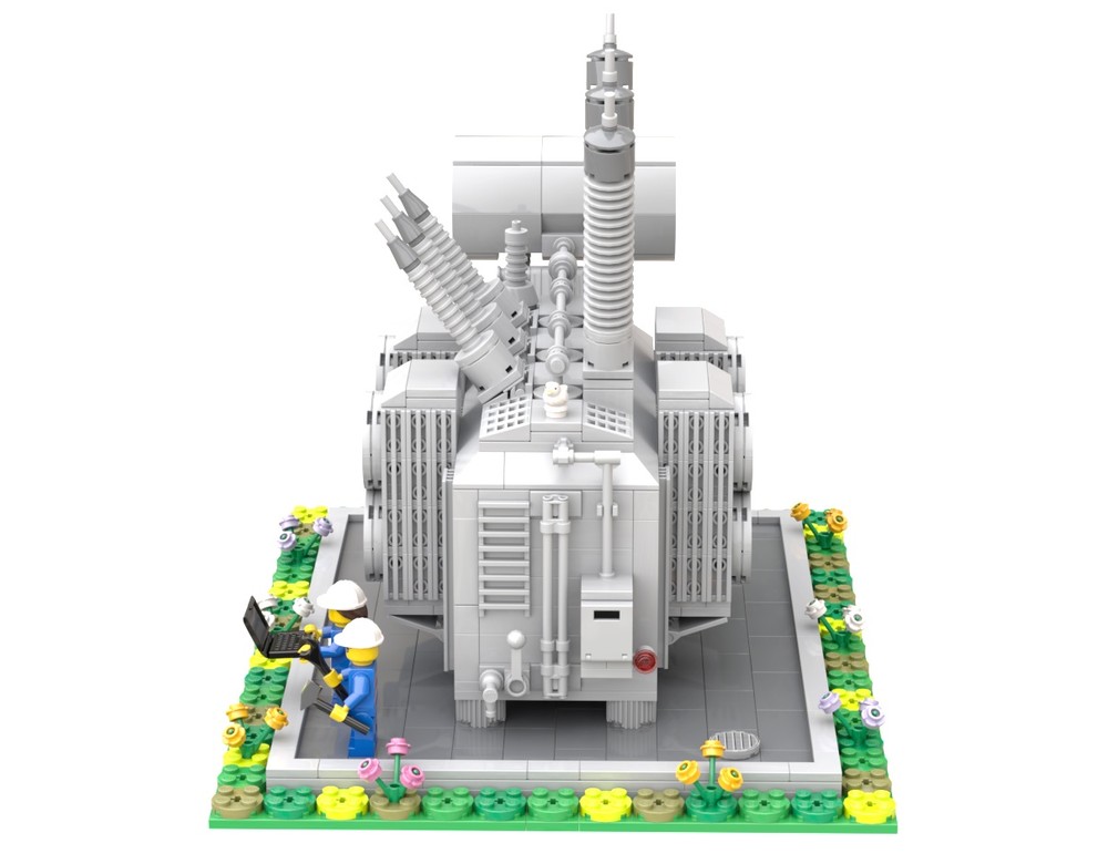 LEGO MOC High Voltage Electrical Substation: Power Transformer by ...