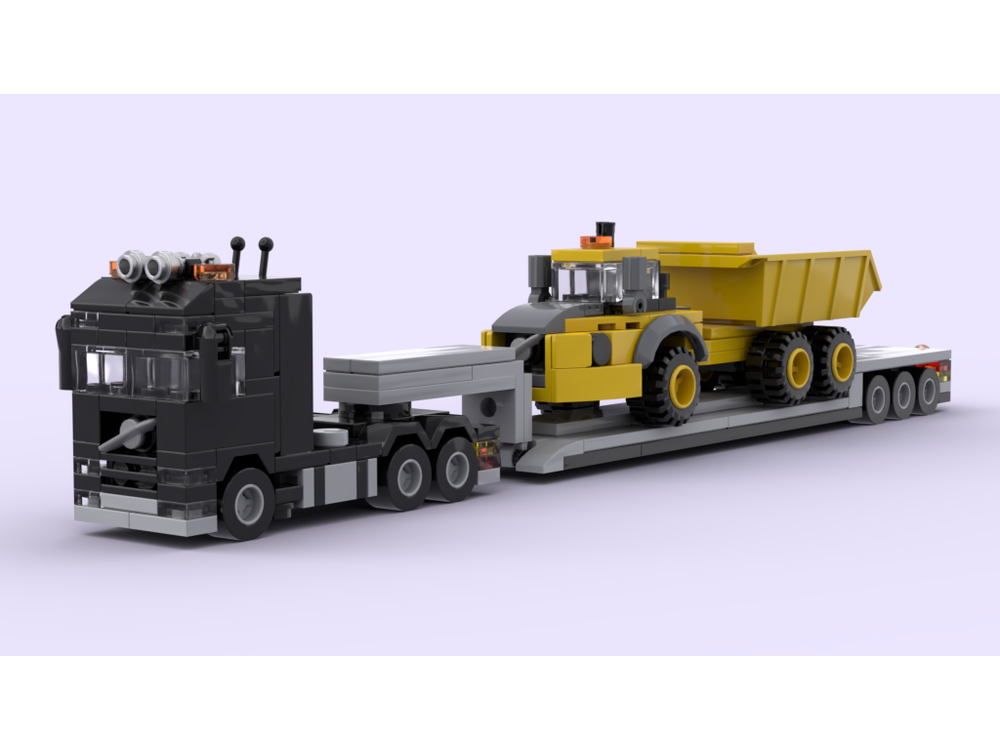 LEGO MOC Volvo F12 Heavy Load A60H by Brickin Tom | Rebrickable - Build ...