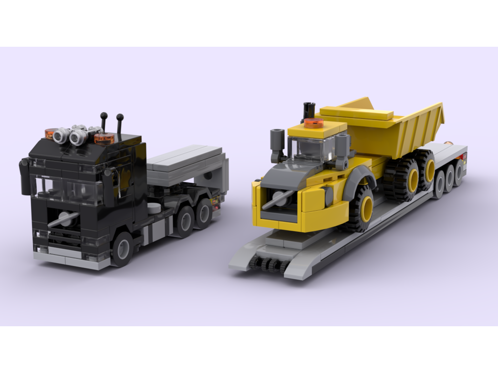 LEGO MOC Volvo F12 Heavy Load A60H by Brickin Tom | Rebrickable - Build ...