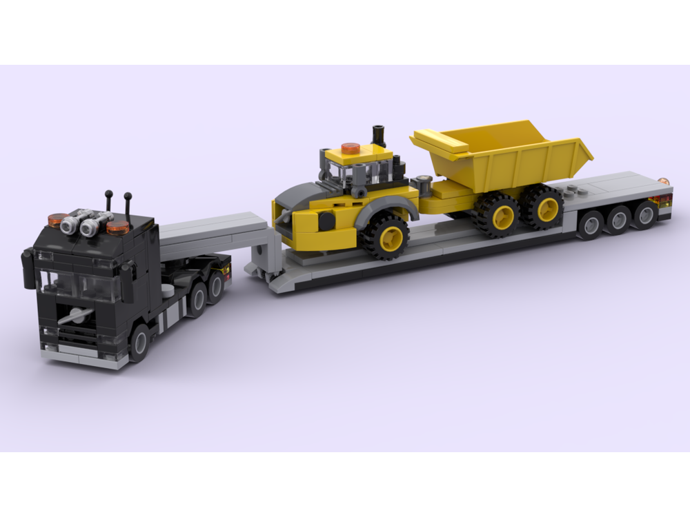 LEGO MOC Volvo F12 Heavy Load A60H by Brickin Tom | Rebrickable - Build ...