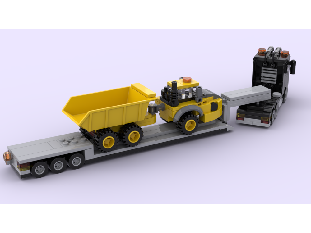 LEGO MOC Volvo F12 Heavy Load A60H by Brickin Tom | Rebrickable - Build ...