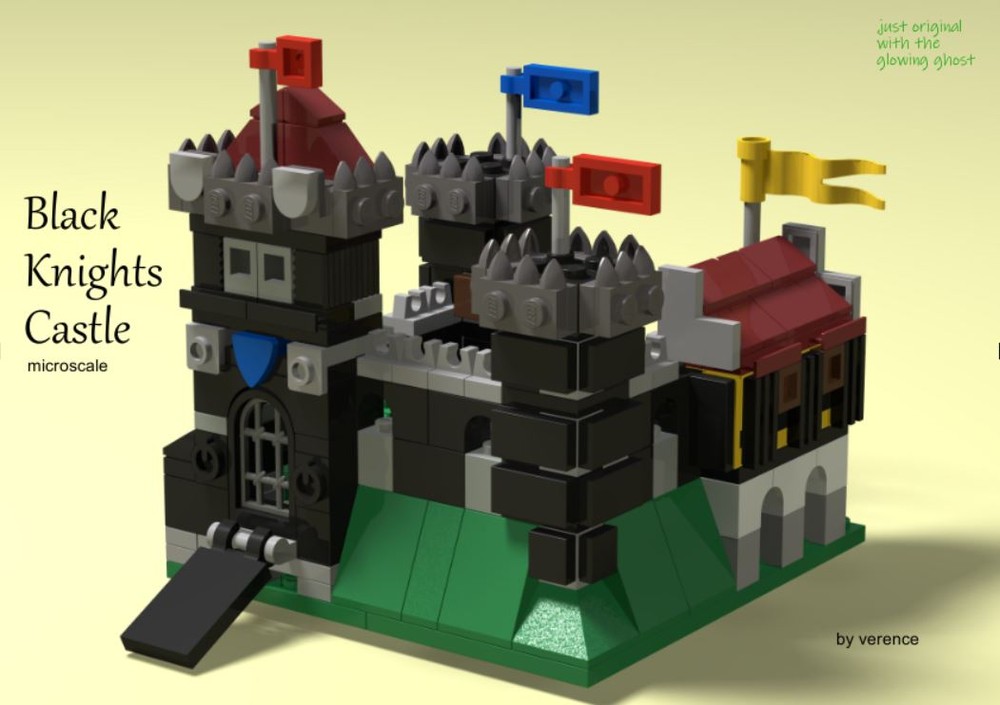 LEGO MOC Black Knights castle Microscale by verence | Rebrickable ...