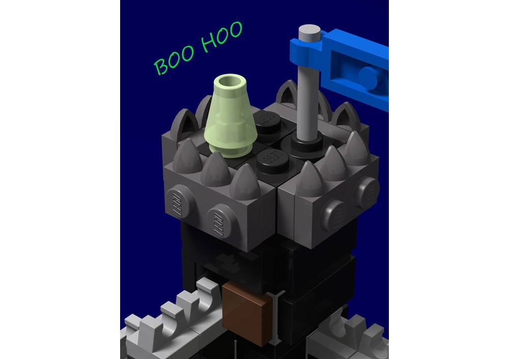 LEGO MOC-66288 Black Knights castle Microscale by verence | Rebrickable ...