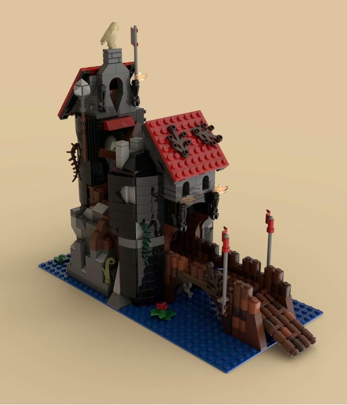 LEGO MOC Abandoned Wolfpack Tower - 6075 by the_bricked_cave ...