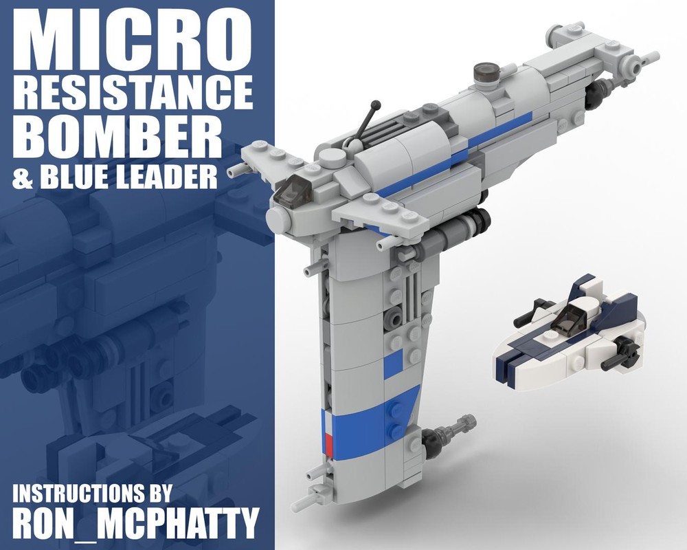 LEGO MOC Resistance Bomber by ron_mcphatty | Rebrickable - Build with LEGO