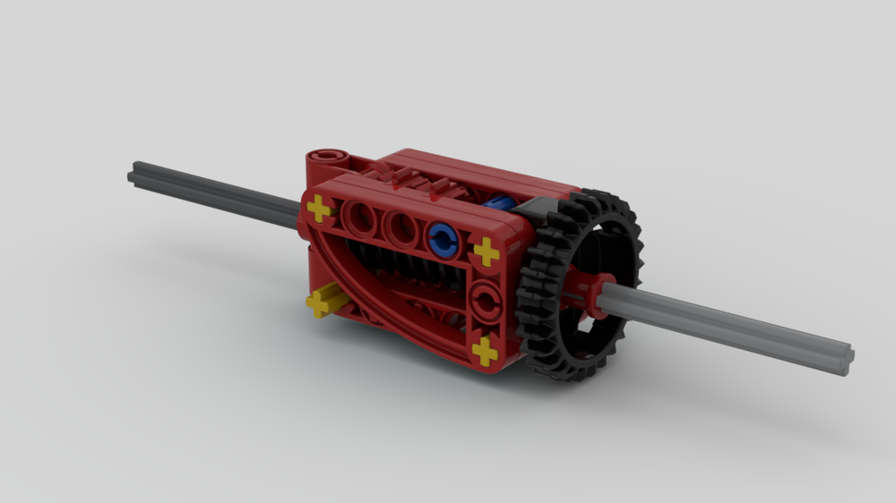 Lego Moc Torsen Differential By Fuwlz Rebrickable Build With Lego
