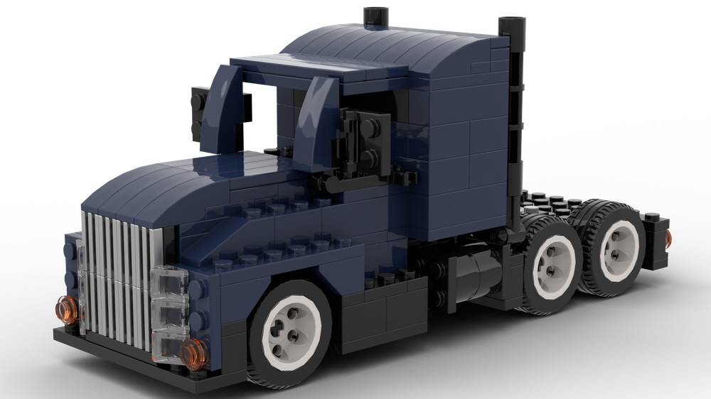 LEGO MOC American Semi Truck by Megav0us | Rebrickable - Build with LEGO