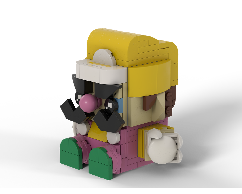 Lego Moc Wario By Curtydc Rebrickable Build With Lego