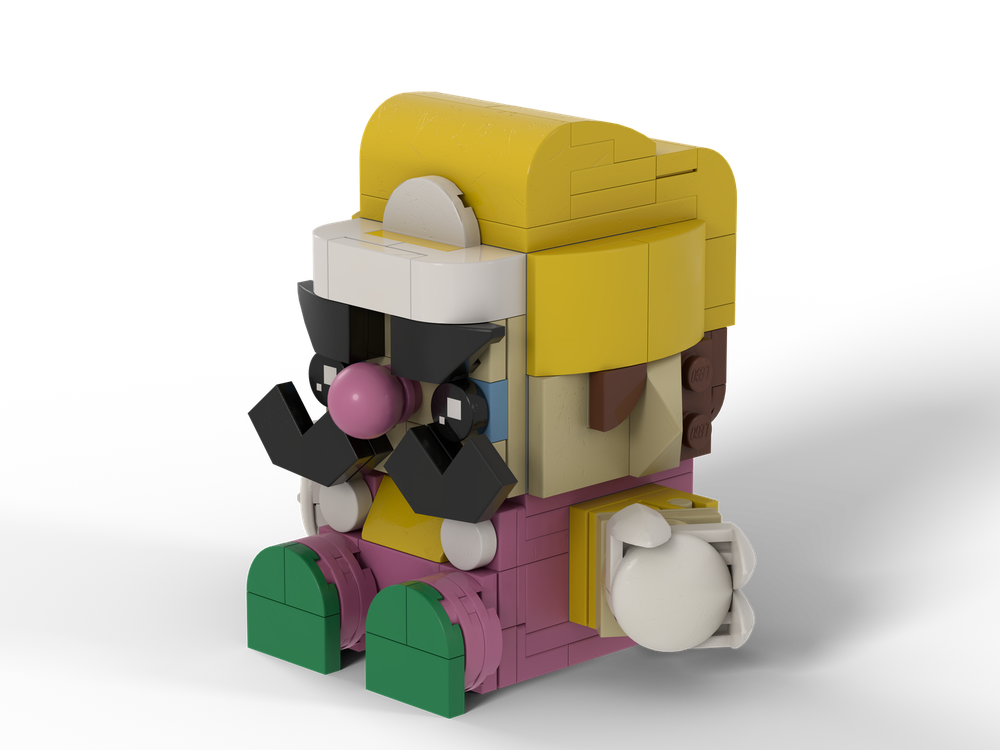 LEGO MOC Wario by curtydc | Rebrickable - Build with LEGO