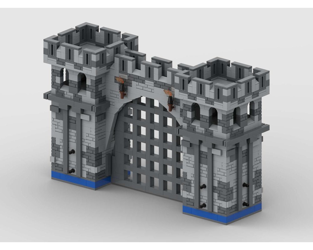 LEGO MOC Stone Wall Tower by McGreedy | Rebrickable - Build with LEGO
