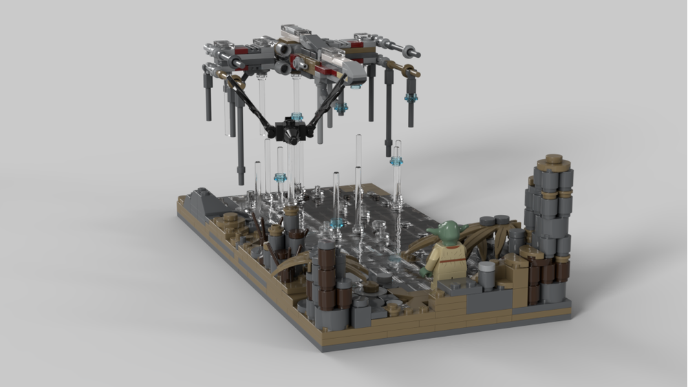 LEGO MOC Mini size Episode 5: DAGOBAH by jellco | Rebrickable - Build ...