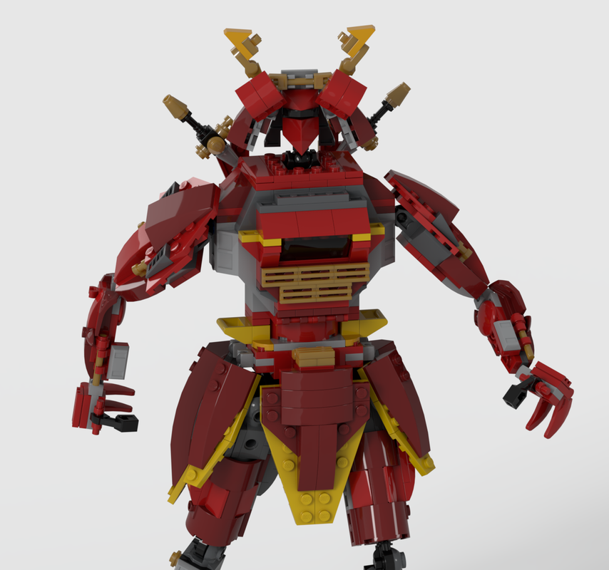 LEGO MOC Samurai Mech by tomclarke | Rebrickable - Build with LEGO