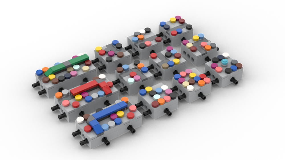 Lego Moc Pedestrian Zone Nano Modular World By 2in1 Rebrickable