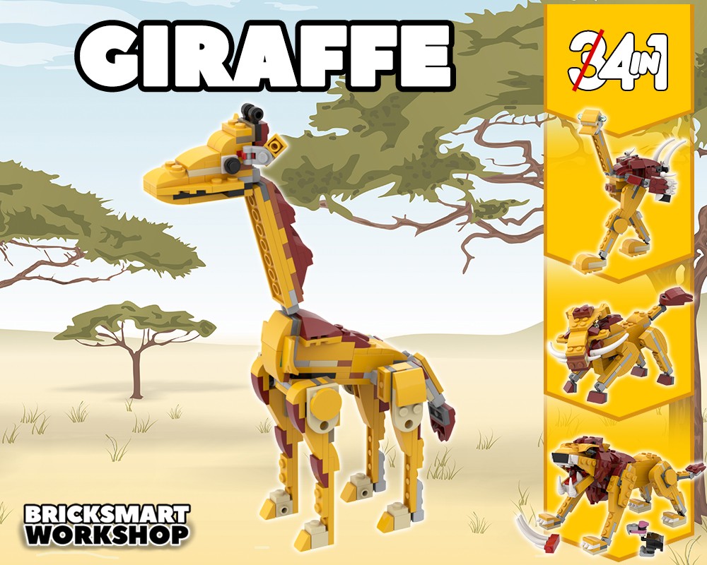 LEGO MOC Giraffe 31112 Alternate by bricksmartworkshop | Rebrickable ...