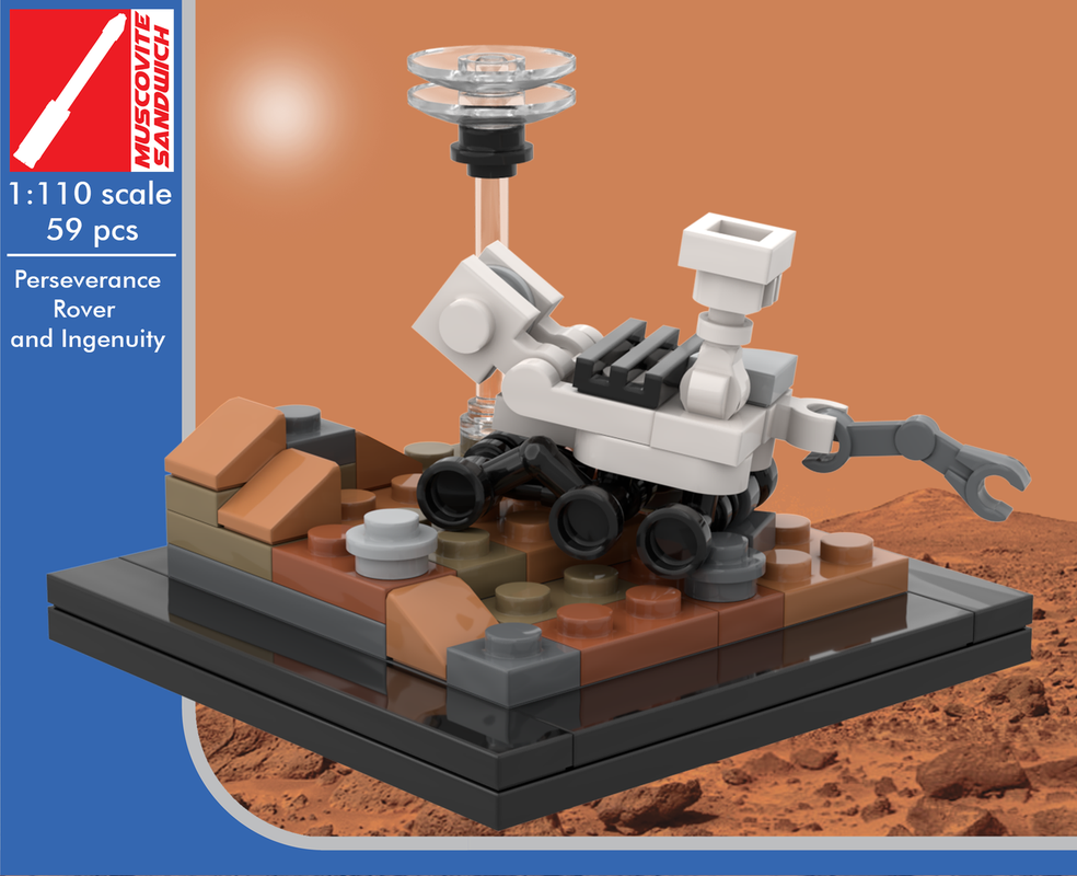 LEGO MOC Perseverance and Ingenuity [1:110 scale] by smazmats ...