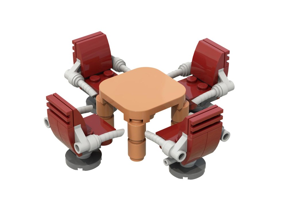 LEGO MOC Tables & Chairs - Dining Edition by Thomus_Bean | Rebrickable ...