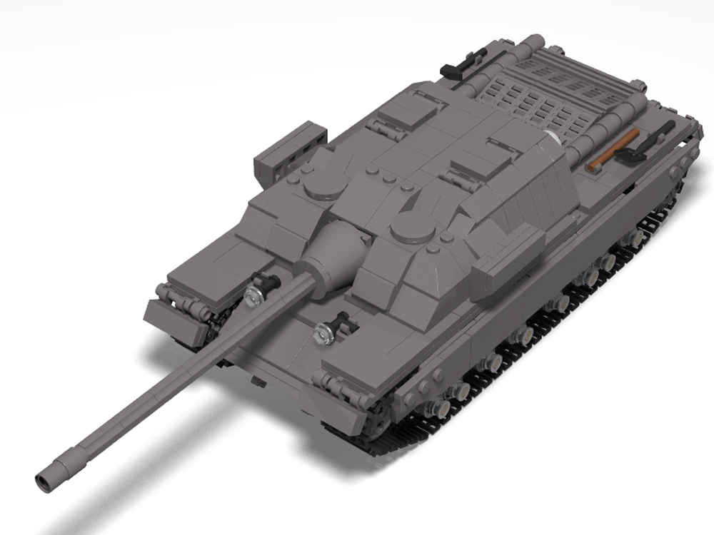 LEGO MOC FV217 Badger SPG by gunsofbrickston | Rebrickable - Build with ...