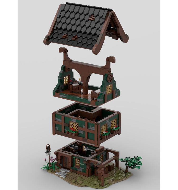 LEGO MOC Medieval merchant store MOC by medievalbricker | Rebrickable ...