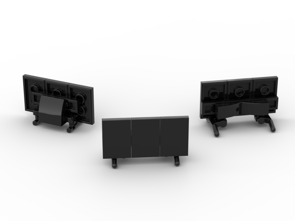 LEGO MOC Easy Flatscreen stands by Chricki | Rebrickable - Build with LEGO
