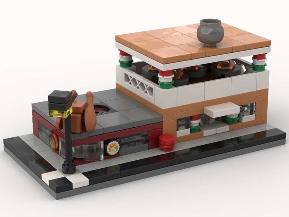 LEGO MOC Modular Shops #1 by meregt | Rebrickable - Build with LEGO