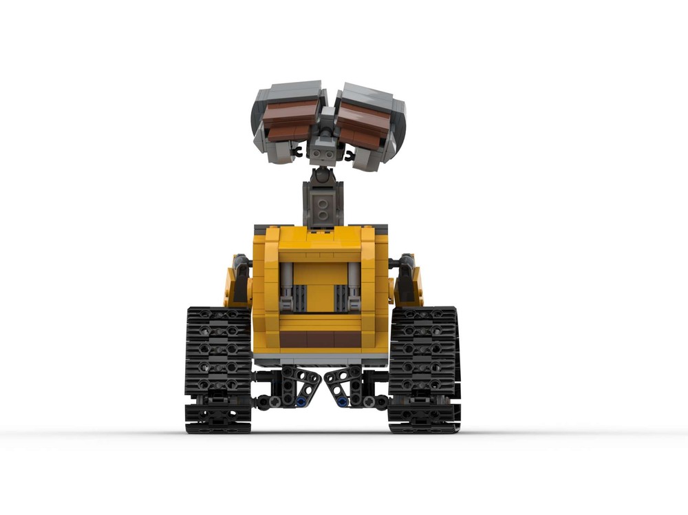 LEGO MOC WALL-E 21303 modification bundle: body, tracks, solar panel ...