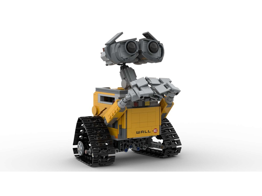 LEGO MOC WALL-E 21303 modification bundle: body, tracks, solar panel ...