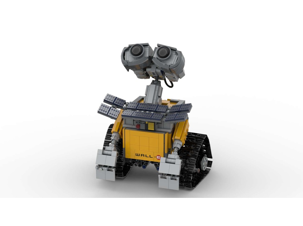 LEGO MOC WALL-E 21303 modification bundle: body, tracks, solar panel ...