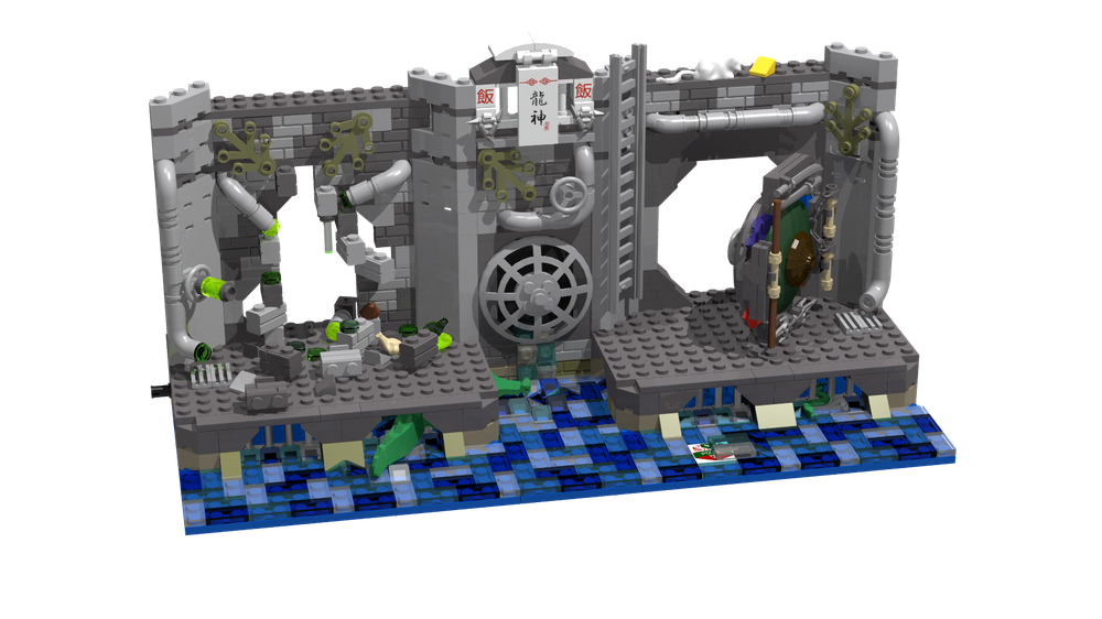 LEGO MOC-66704 TMNT: Sewer by Daddyniemi | Rebrickable - Build with LEGO