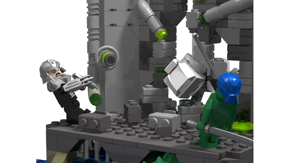 LEGO MOC TMNT: Sewer by Daddyniemi | Rebrickable - Build with LEGO