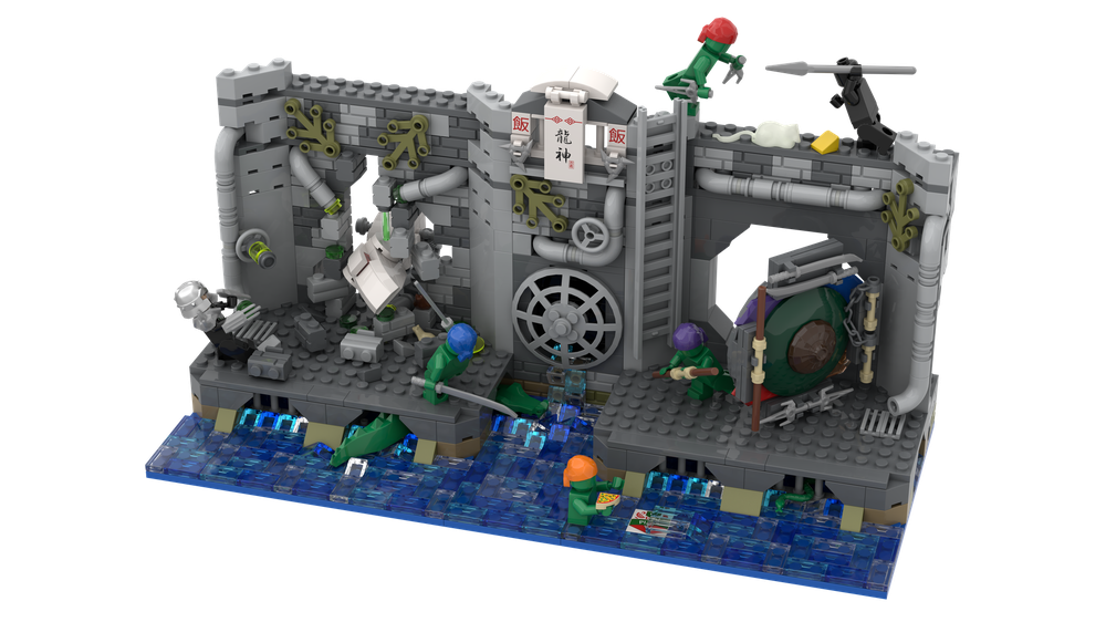 LEGO MOC TMNT: Sewer by Daddyniemi | Rebrickable - Build with LEGO