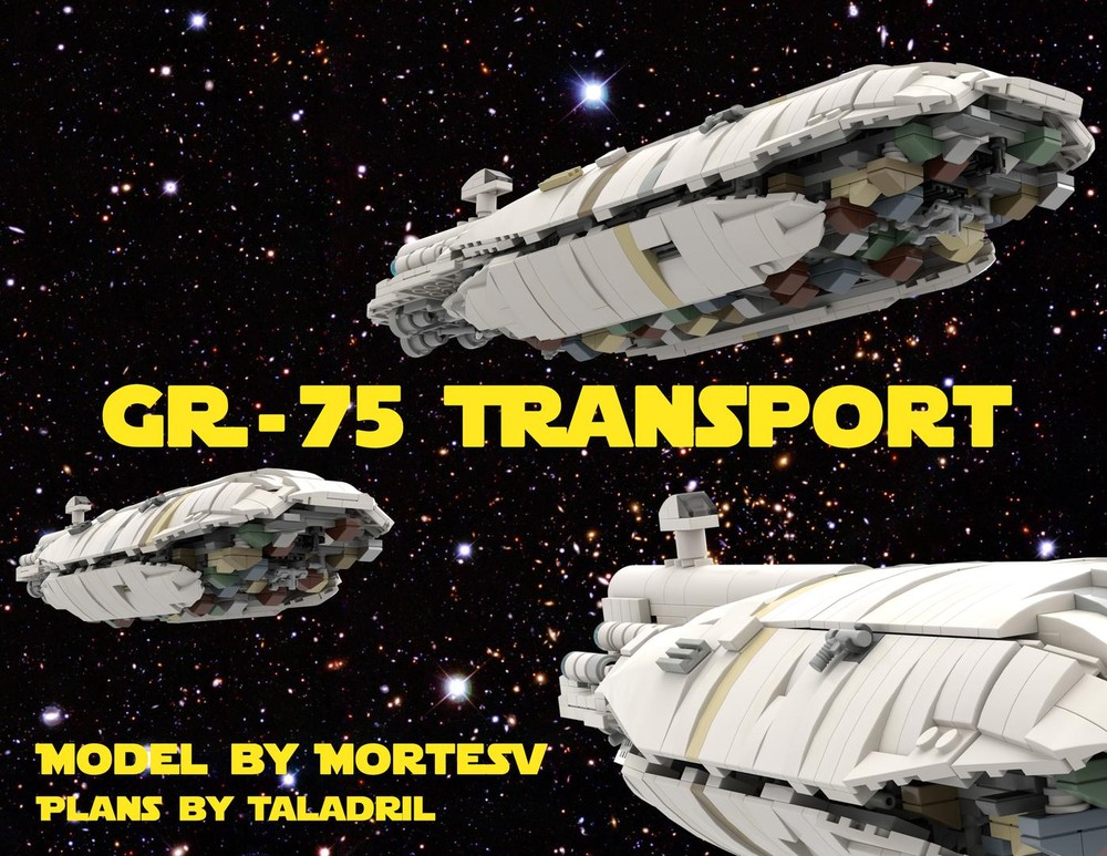 LEGO MOC GR-75 Transport by Taladril | Rebrickable - Build with LEGO
