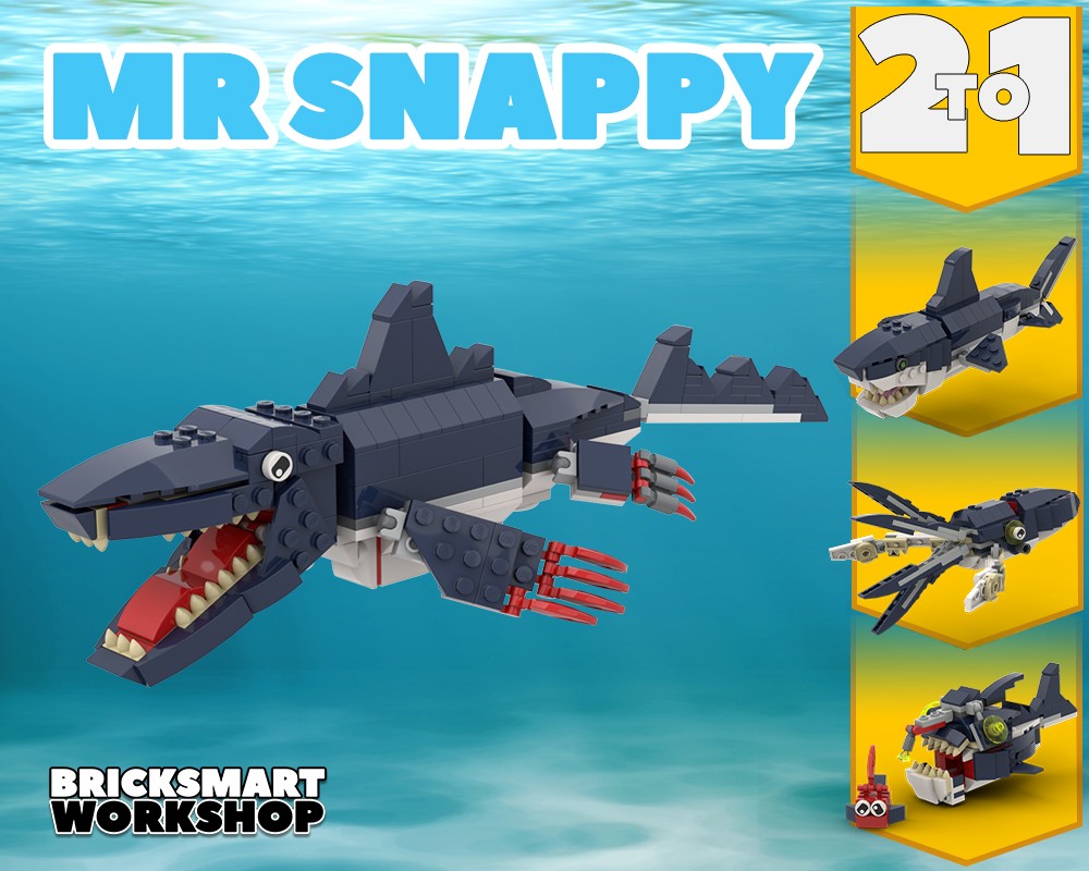 LEGO MOC Mr Snappy (Hungry Shark World) 31088 2 to 1 by ...
