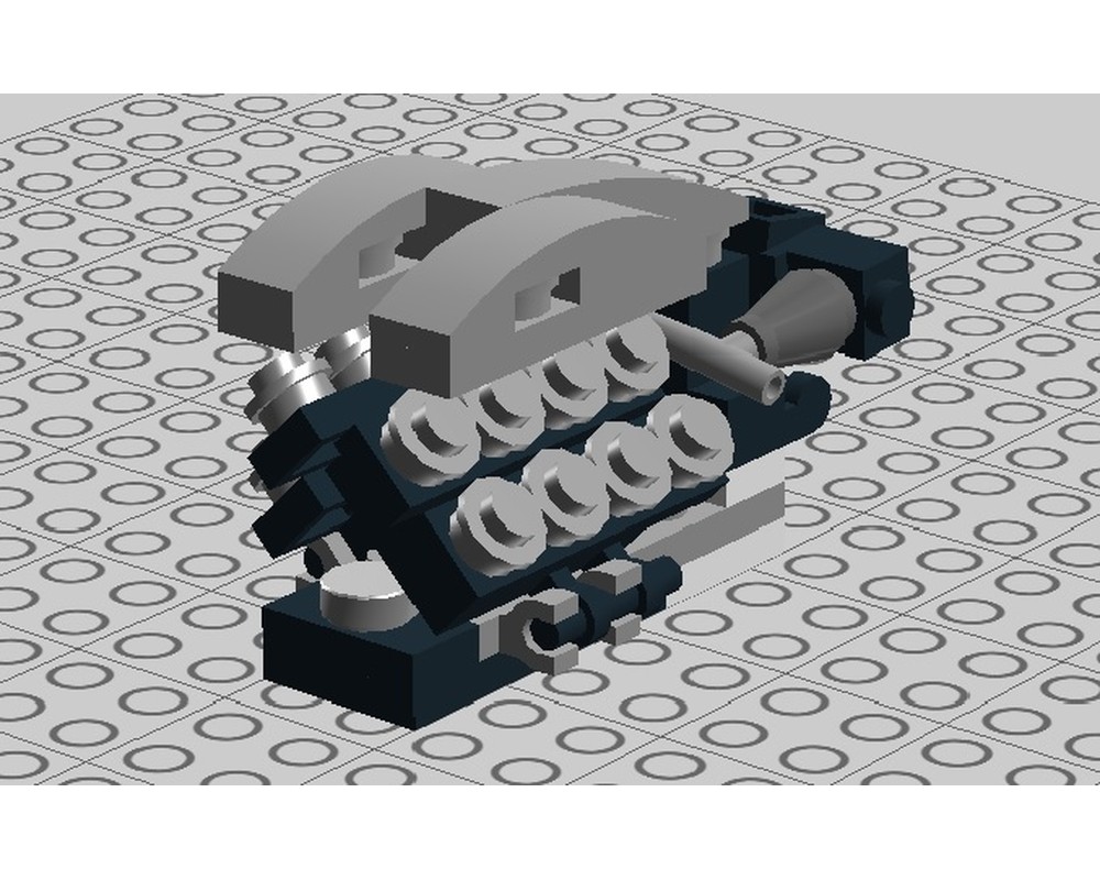 LEGO MOC Mini Lego W16 Engine by Dusty369 | Rebrickable - Build with LEGO