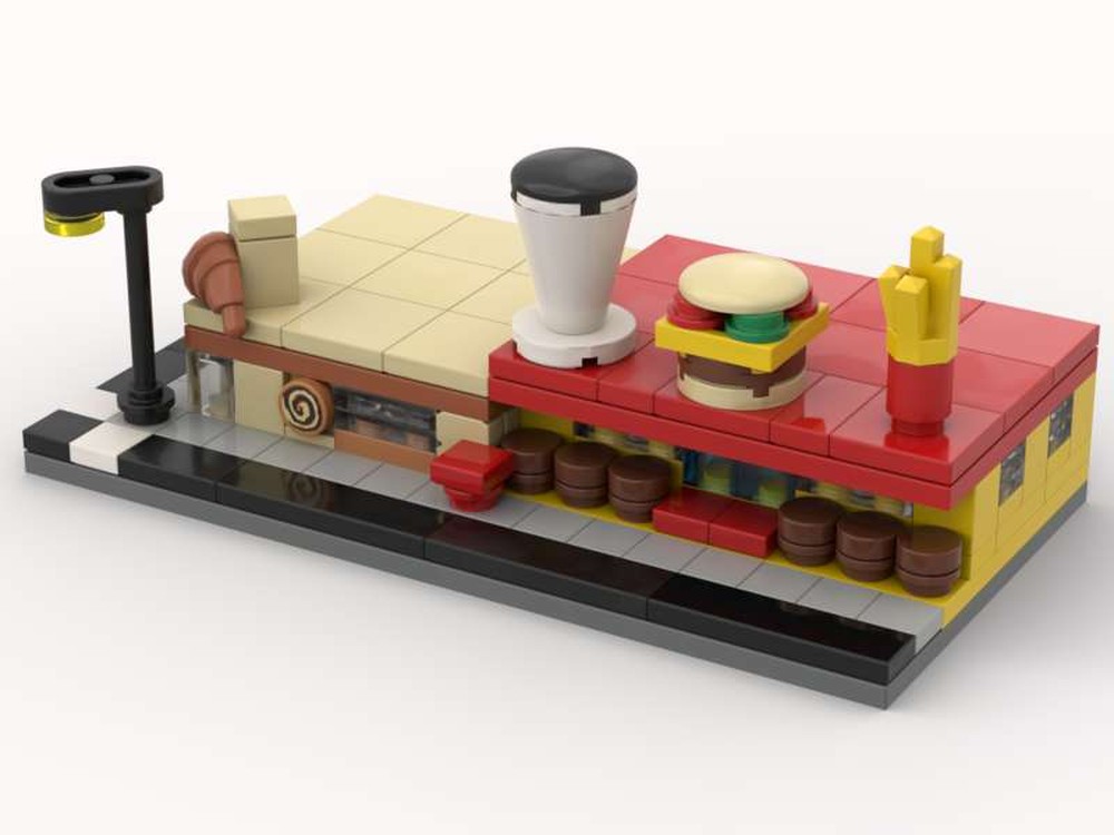 LEGO MOC Modular Shops #3 by meregt | Rebrickable - Build with LEGO