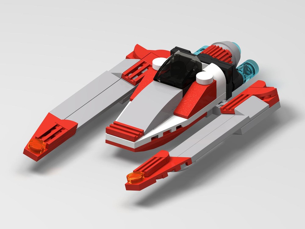 LEGO MOC Mini Red U-Wing Starfighter by R00T5 | Rebrickable - Build ...