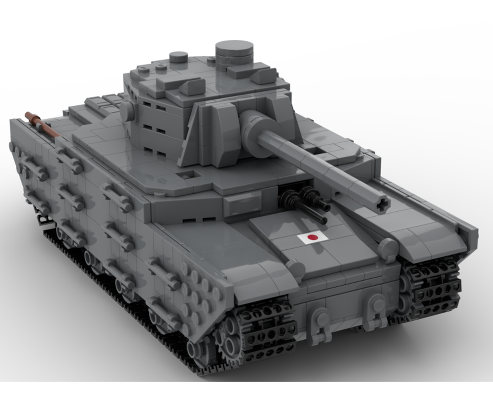 LEGO MOC Type 5 Heavy Tank by gunsofbrickston | Rebrickable - Build ...