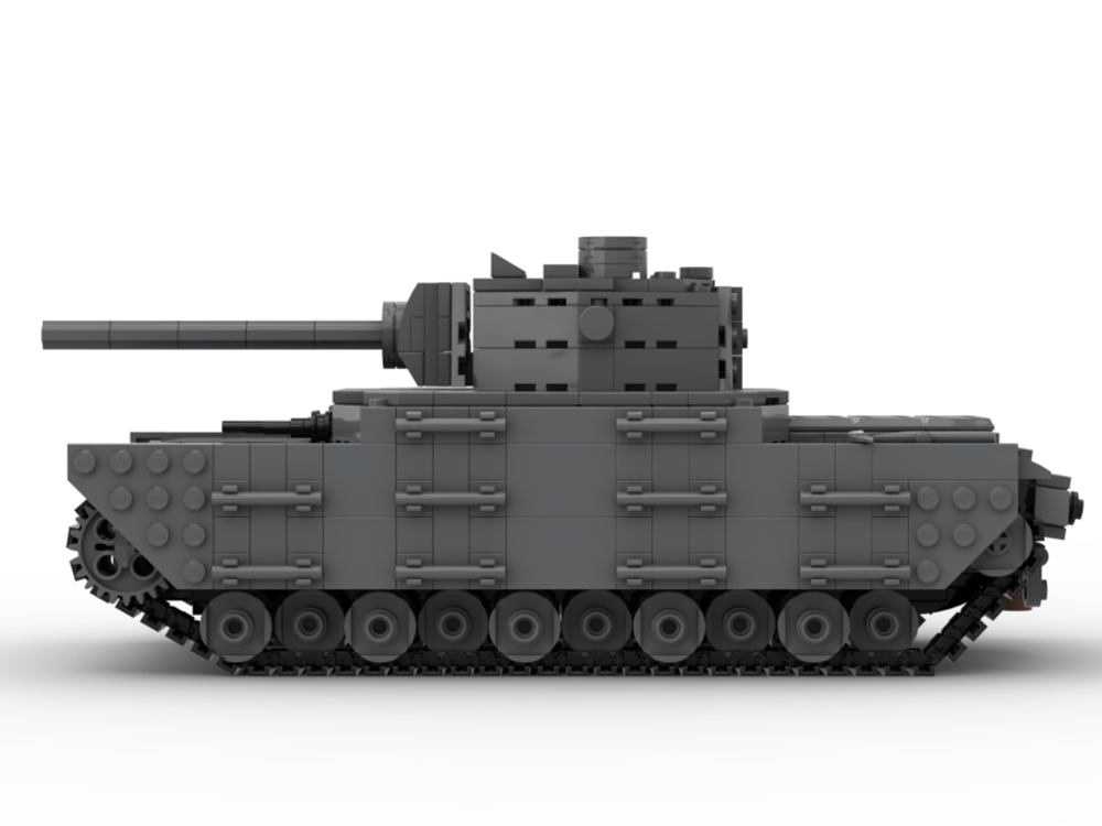 LEGO MOC Type 5 Heavy Tank by gunsofbrickston | Rebrickable - Build ...
