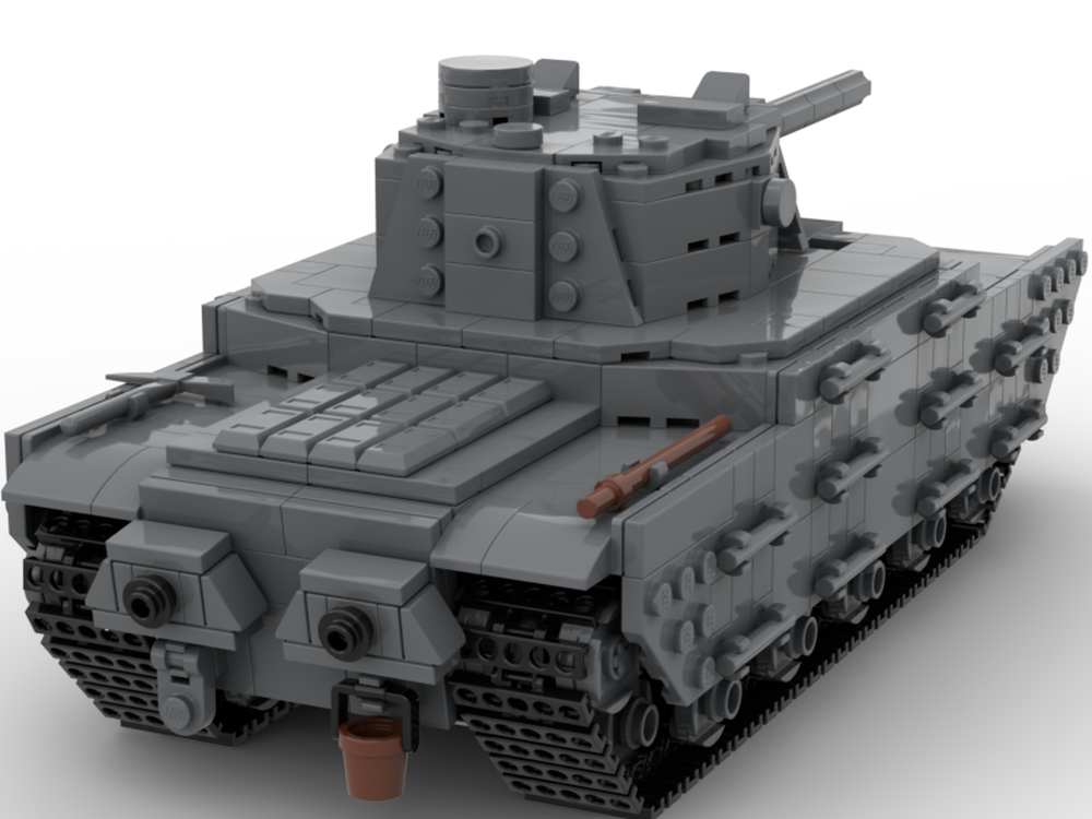 LEGO MOC Type 5 Heavy Tank by gunsofbrickston | Rebrickable - Build ...