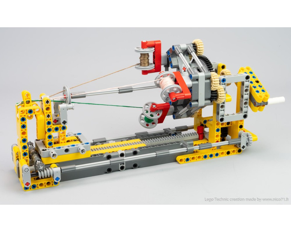 LEGO MOC Manual Braiding Machine by Nico71 | Rebrickable - Build with LEGO