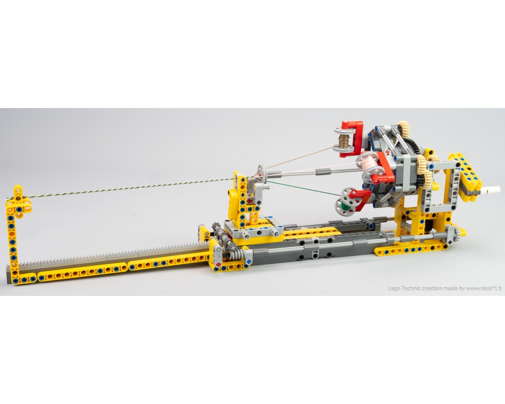 LEGO MOC Manual Braiding Machine by Nico71 | Rebrickable - Build with LEGO