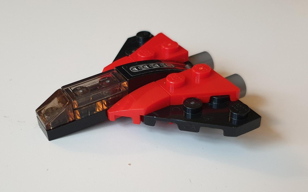 LEGO MOC Microscale Jet by Peethor | Rebrickable - Build with LEGO