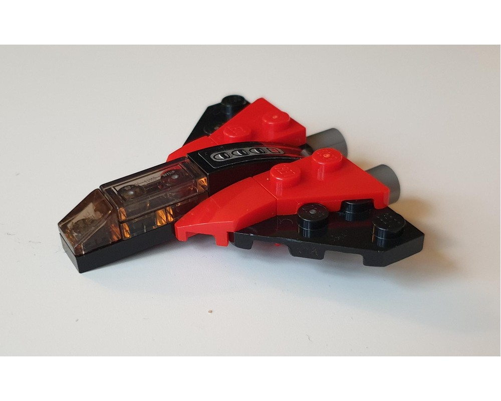 LEGO MOC Microscale Jet by Peethor | Rebrickable - Build with LEGO