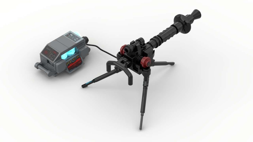 LEGO MOC Imperial Heavy E-Net Blaster by Blue Brick | Rebrickable ...