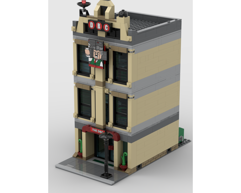 LEGO MOC Daily Bugle Modular by KTBrickworks | Rebrickable - Build with ...