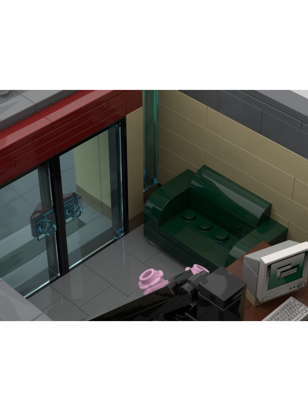 LEGO MOC Daily Bugle Modular by KTBrickworks | Rebrickable - Build with ...