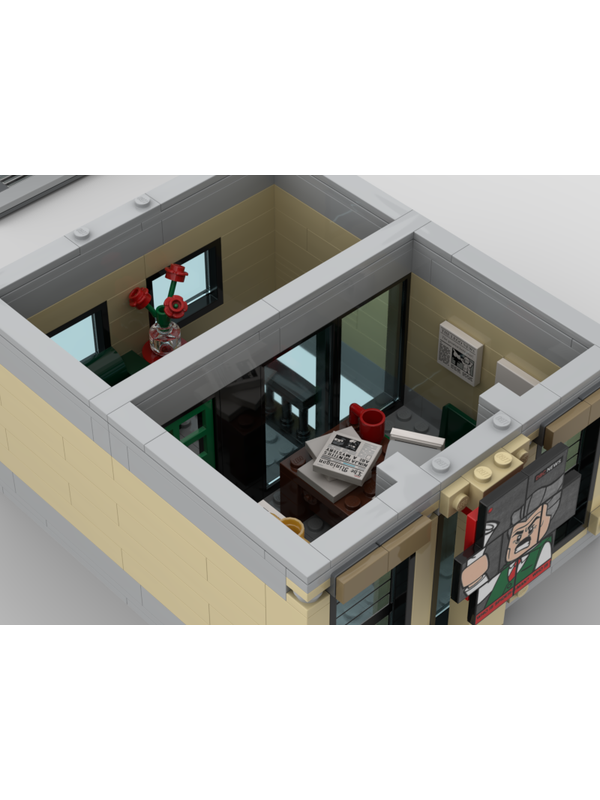 LEGO MOC Daily Bugle Modular by KTBrickworks | Rebrickable - Build with ...