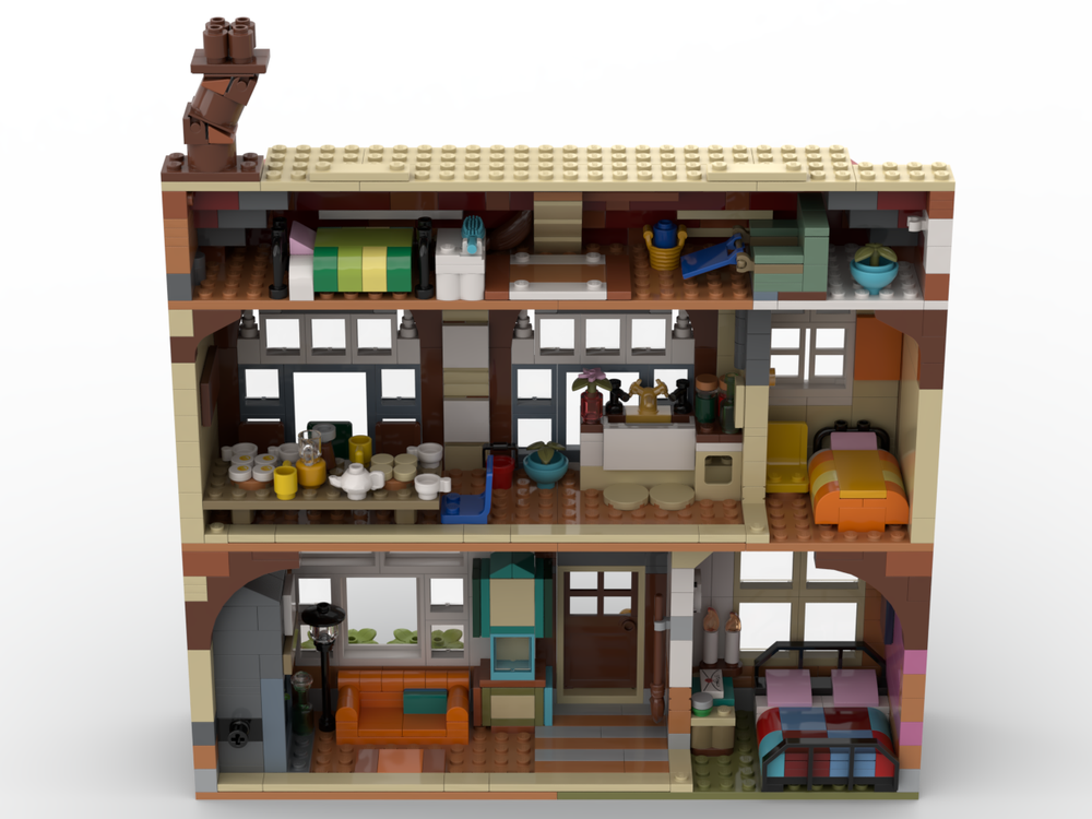 LEGO MOC Old Burrow Inn by Brick Artisan | Rebrickable - Build with LEGO