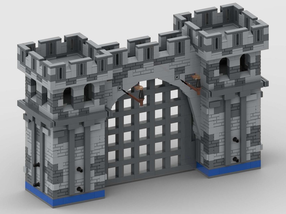 LEGO MOC Stone Wall corner connecting part 45 Degrees by McGreedy ...